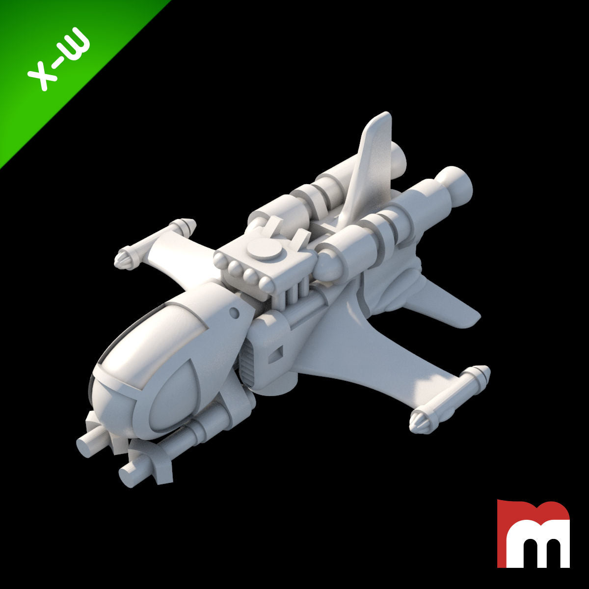 (XW) IRD-A Starfighter - Mel Miniatures - Miniatures by Only-Games.co