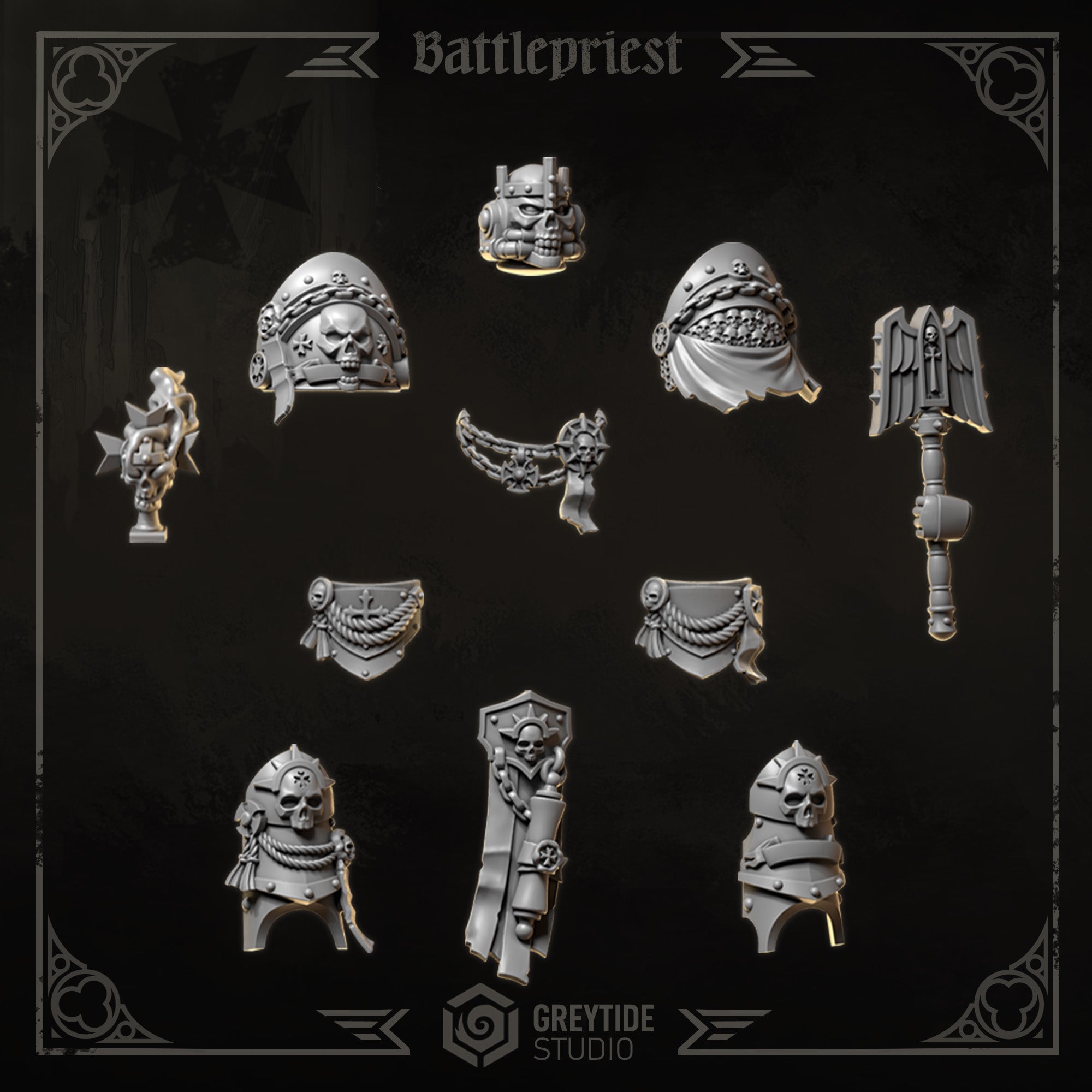 Battle Priest EC - Greytide Studio - Miniatures by Only-Games.co
