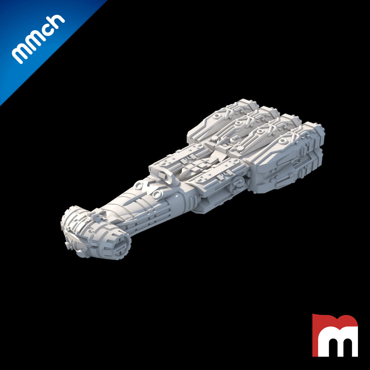 (MMch) CR92a Assassin Corvette - Mel Miniatures - Miniatures by Only ...