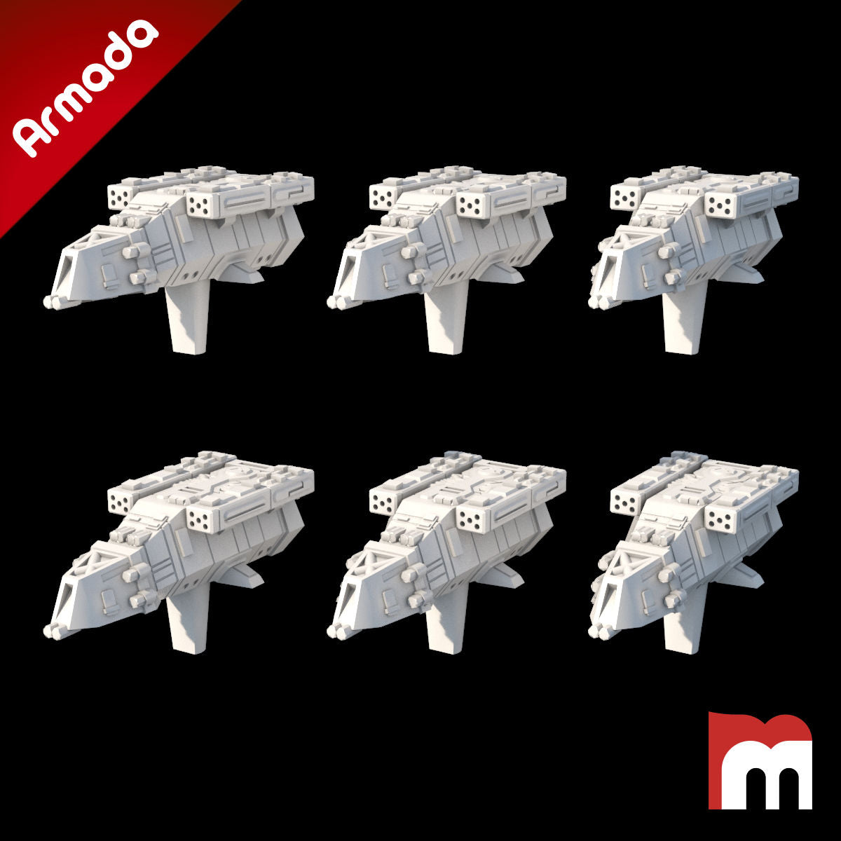 (Armada) 6x DX-9 Stormtrooper Transport - Mel Miniatures - Miniatures ...