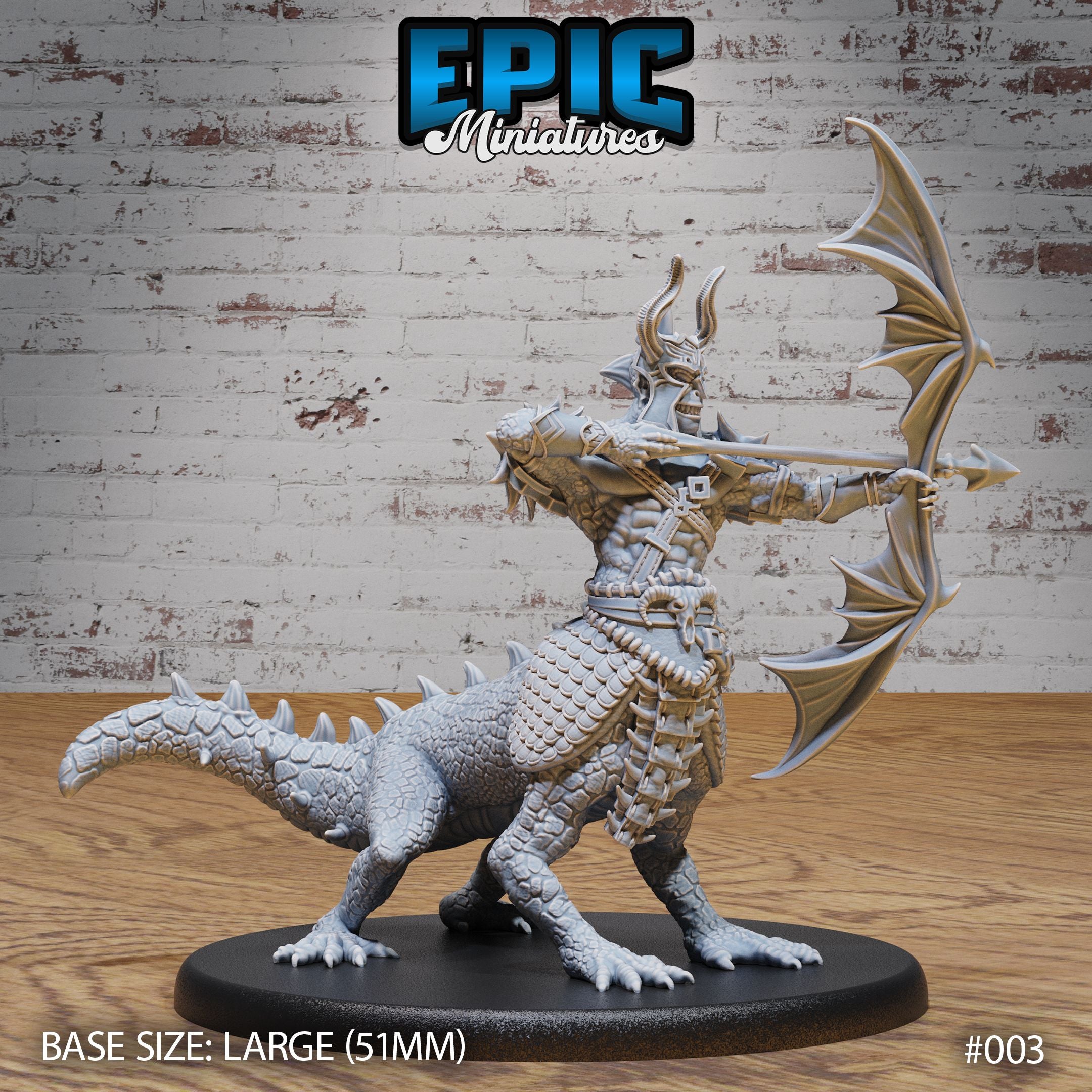 Centaur Lizard Bow - Epic Miniatures - Miniatures by Only-Games.co