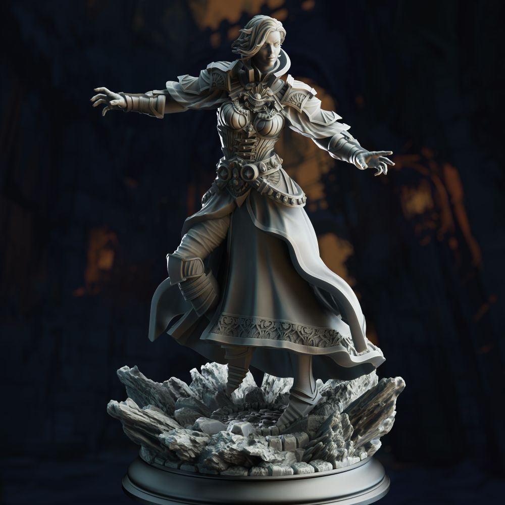 Psionic Mindweaver Seer - Violet - DM Stash - Miniatures by Only-Games.co