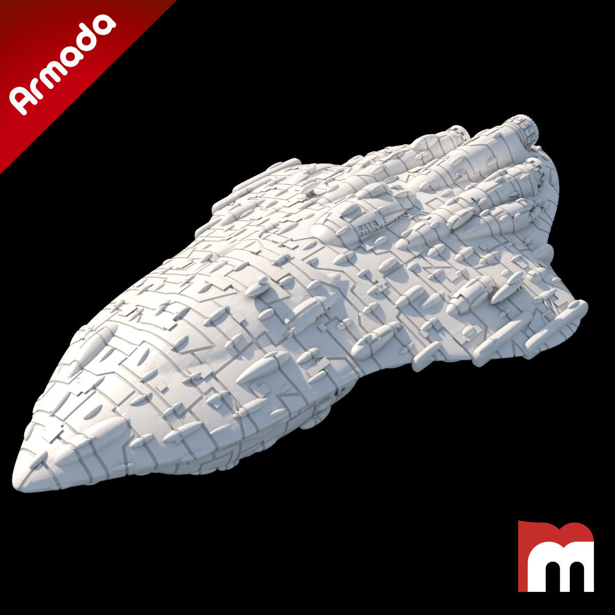 (Armada) MC80 Evacuation Cruiser - Mel Miniatures - Miniatures by Only ...
