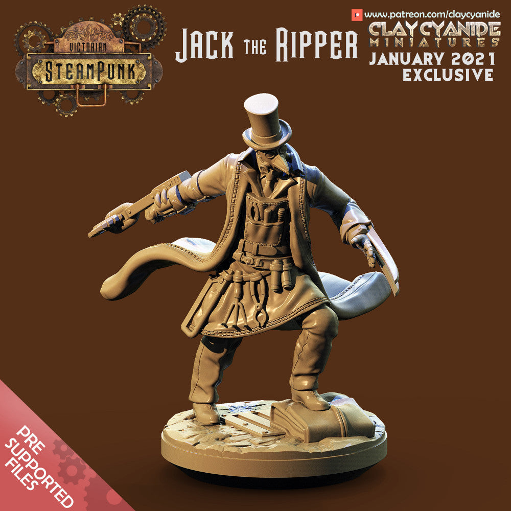 Jack The Ripper - Clay Cyanide Miniatures - Miniatures by Only-Games.co