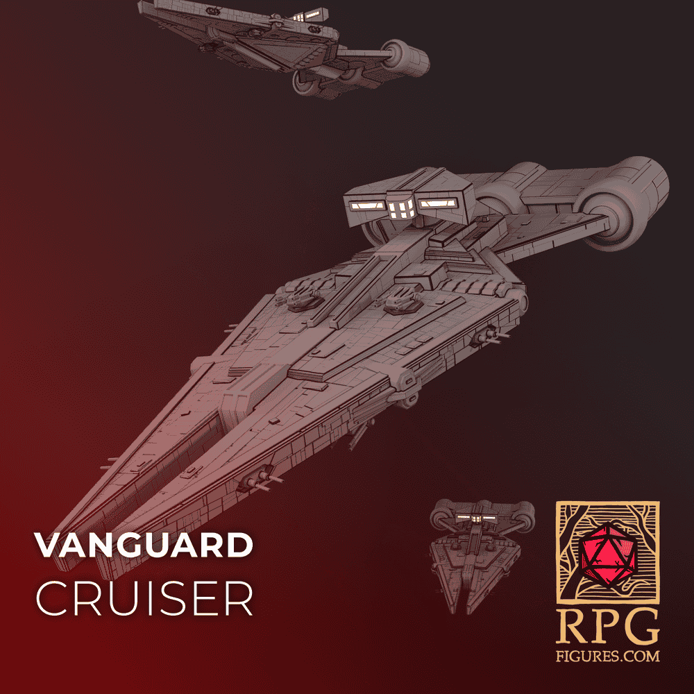 Galactic Wars | Vanguard Cruiser - RPG Figures - Miniatures by Only ...