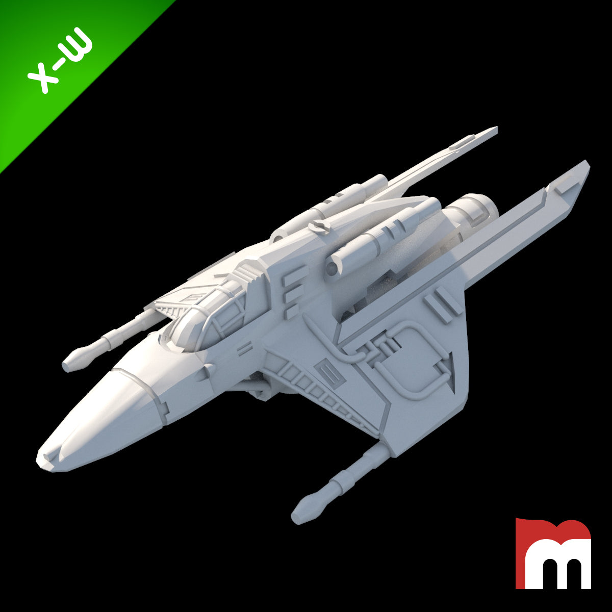 (XW) Dunelizard Fighter v1 - Mel Miniatures - Miniatures by Only-Games.co