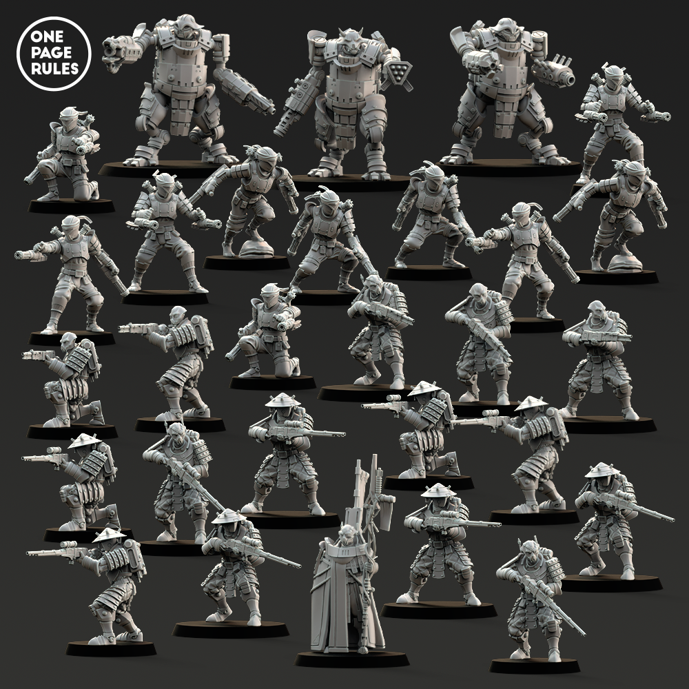 Eternal Dynasty Army Starter (29 Models) - One Page Rules - Miniatures ...