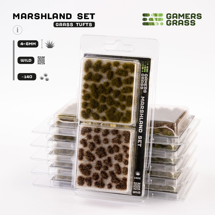 Marshland Set - Grass Tuft set - GamersGrass - Miniatures by Only-Games.co