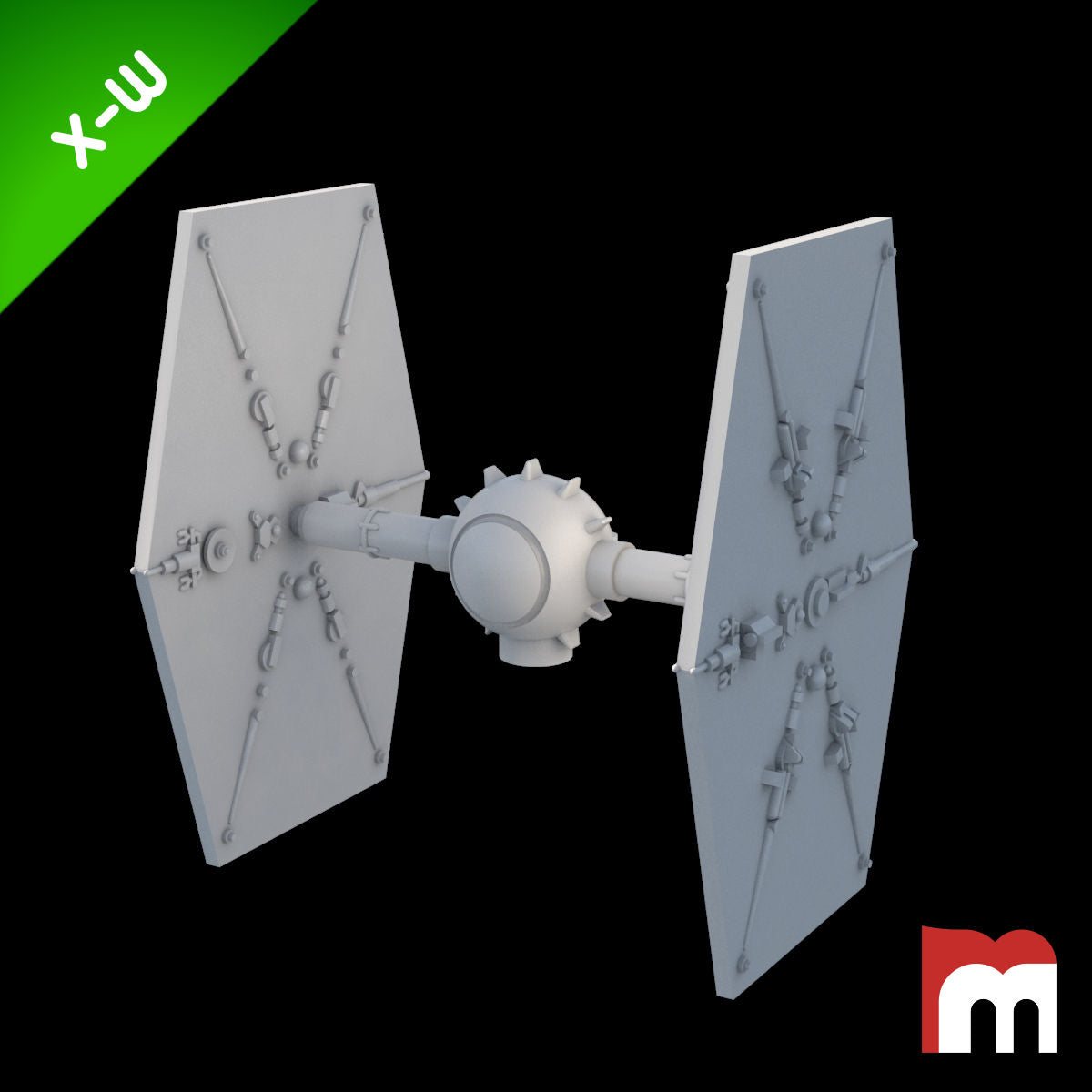 (XW) Cantwell's Prototype TIE Fighter - Mel Miniatures - Miniatures by ...