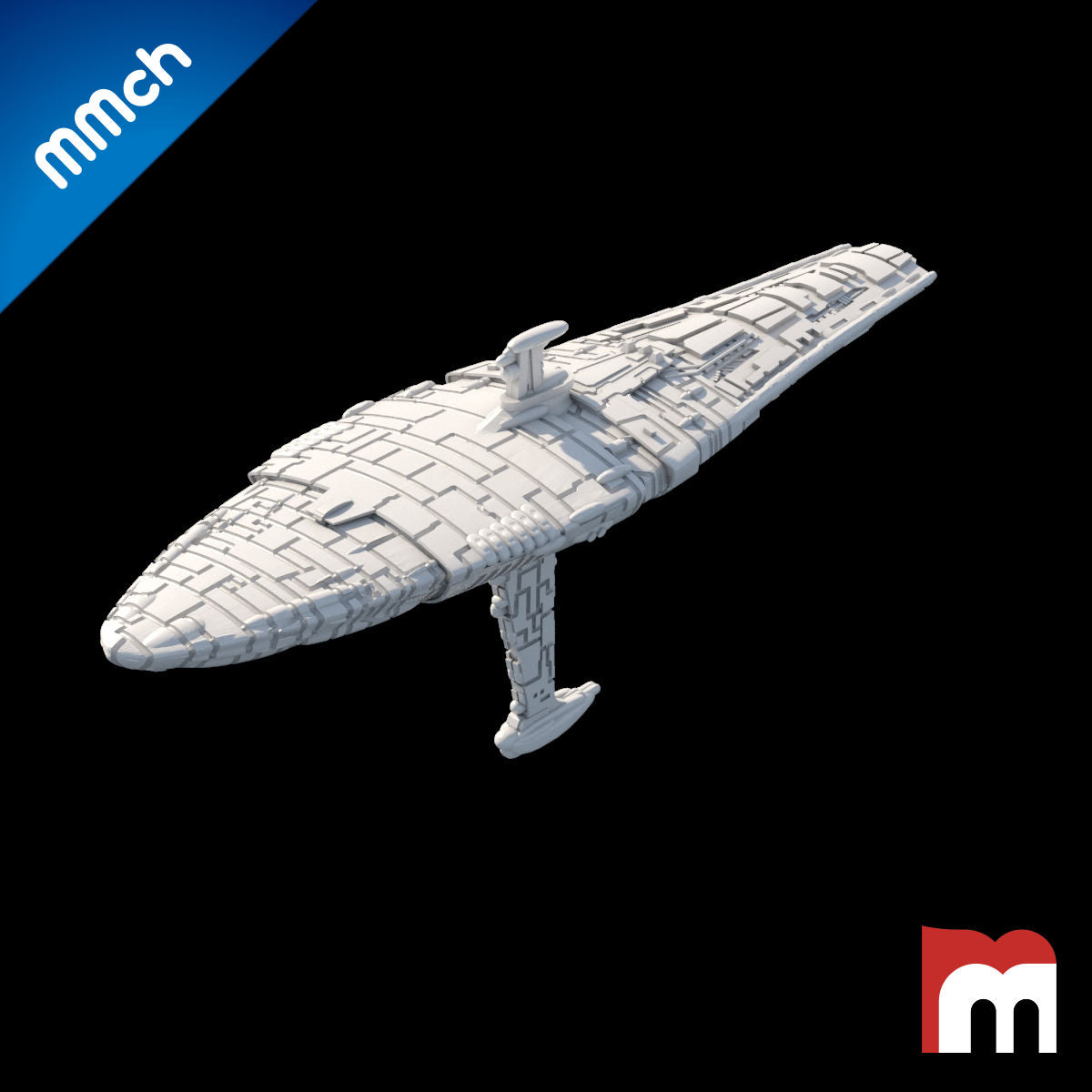 (MMch) MC75 Star Cruiser - Mel Miniatures - Miniatures by Only-Games.co