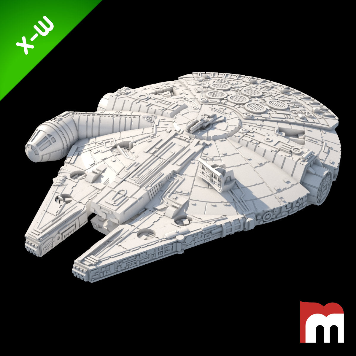 (XW) Rey's Millennium Falcon - Mel Miniatures - Miniatures by Only-Games.co