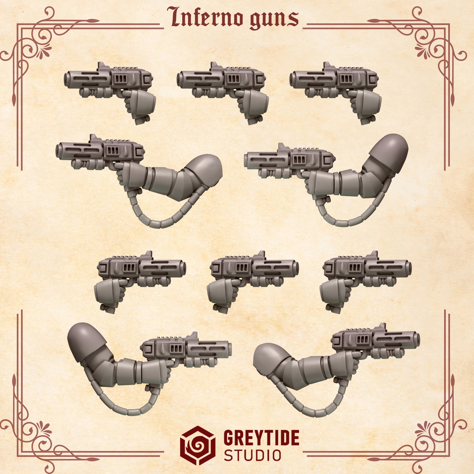 Inferno Guns CL - Greytide Studio - Miniatures by Only-Games.co