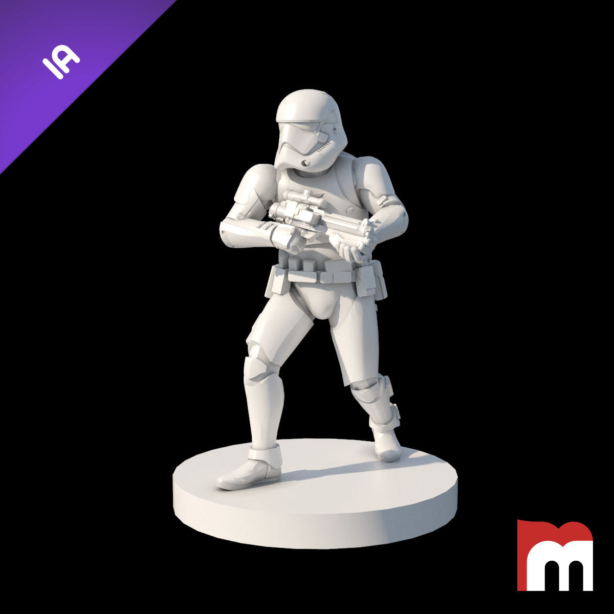 (IA) First Order Stormtrooper II - Mel Miniatures - Miniatures by Only ...