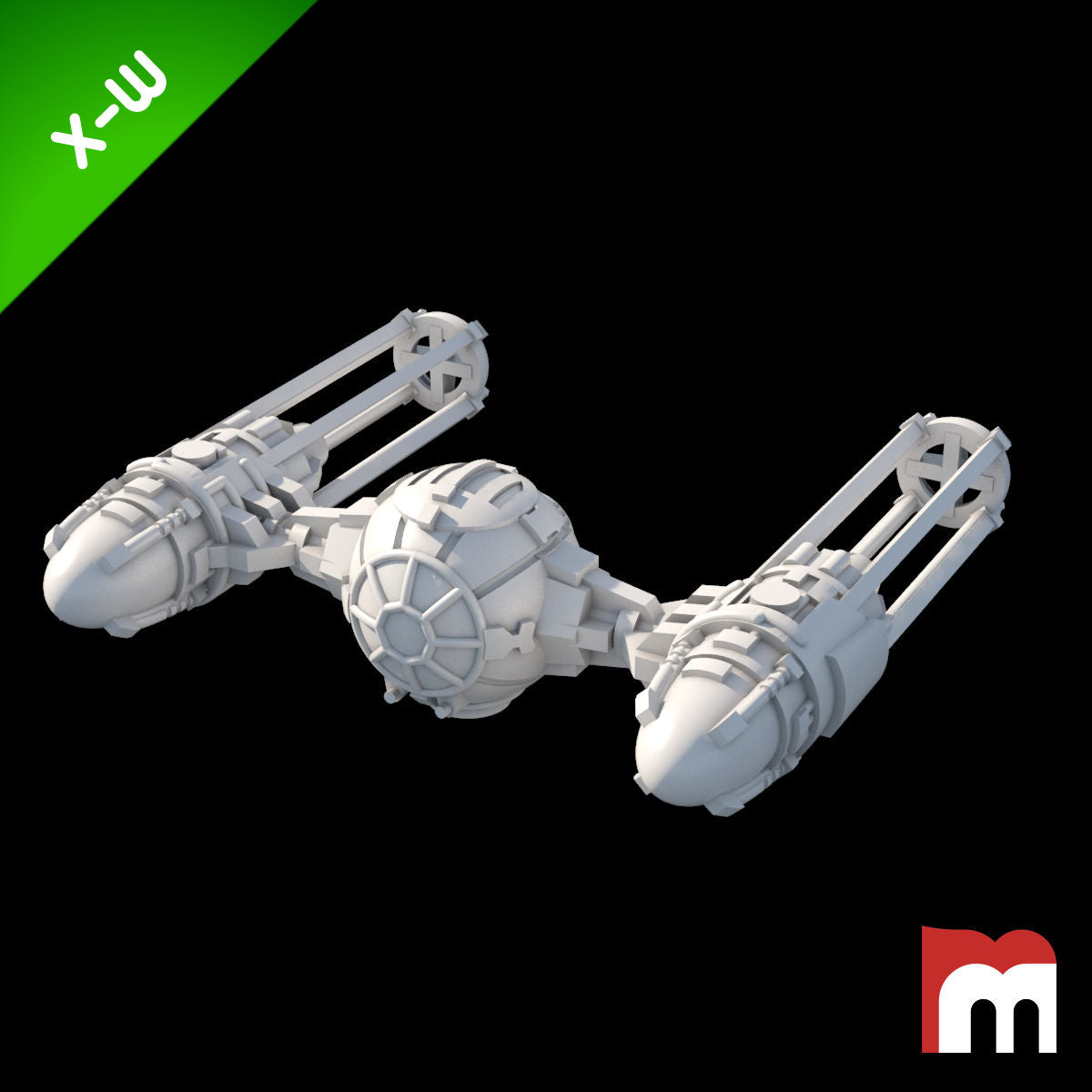 (XW) TYE Wing Ugly - Mel Miniatures - Miniatures by Only-Games.co