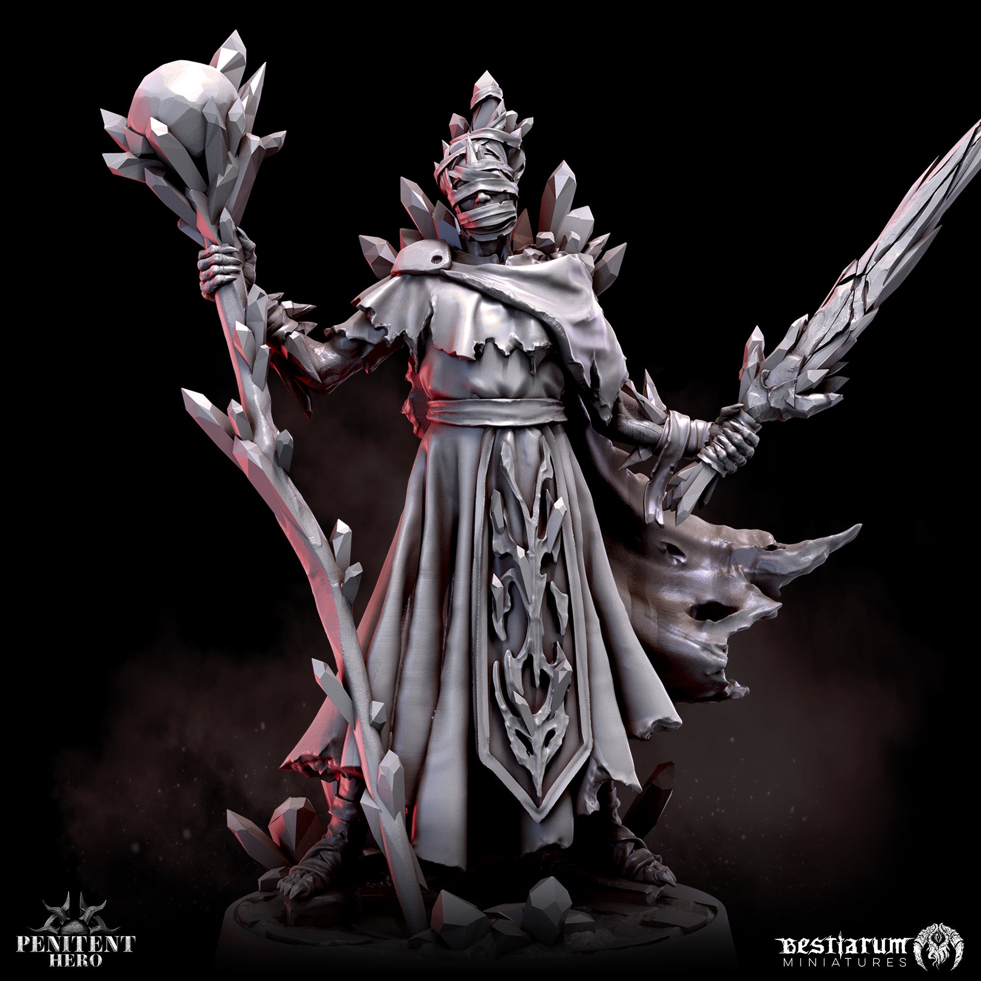 Crystal Mage - Bestiarum Studio - Miniatures by Only-Games.co