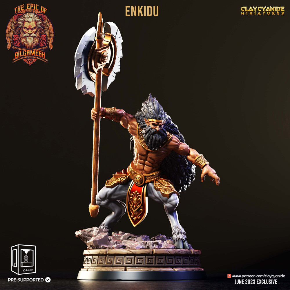 Enkidu (Untamed) - Clay Cyanide Miniatures - Miniatures by Only-Games.co