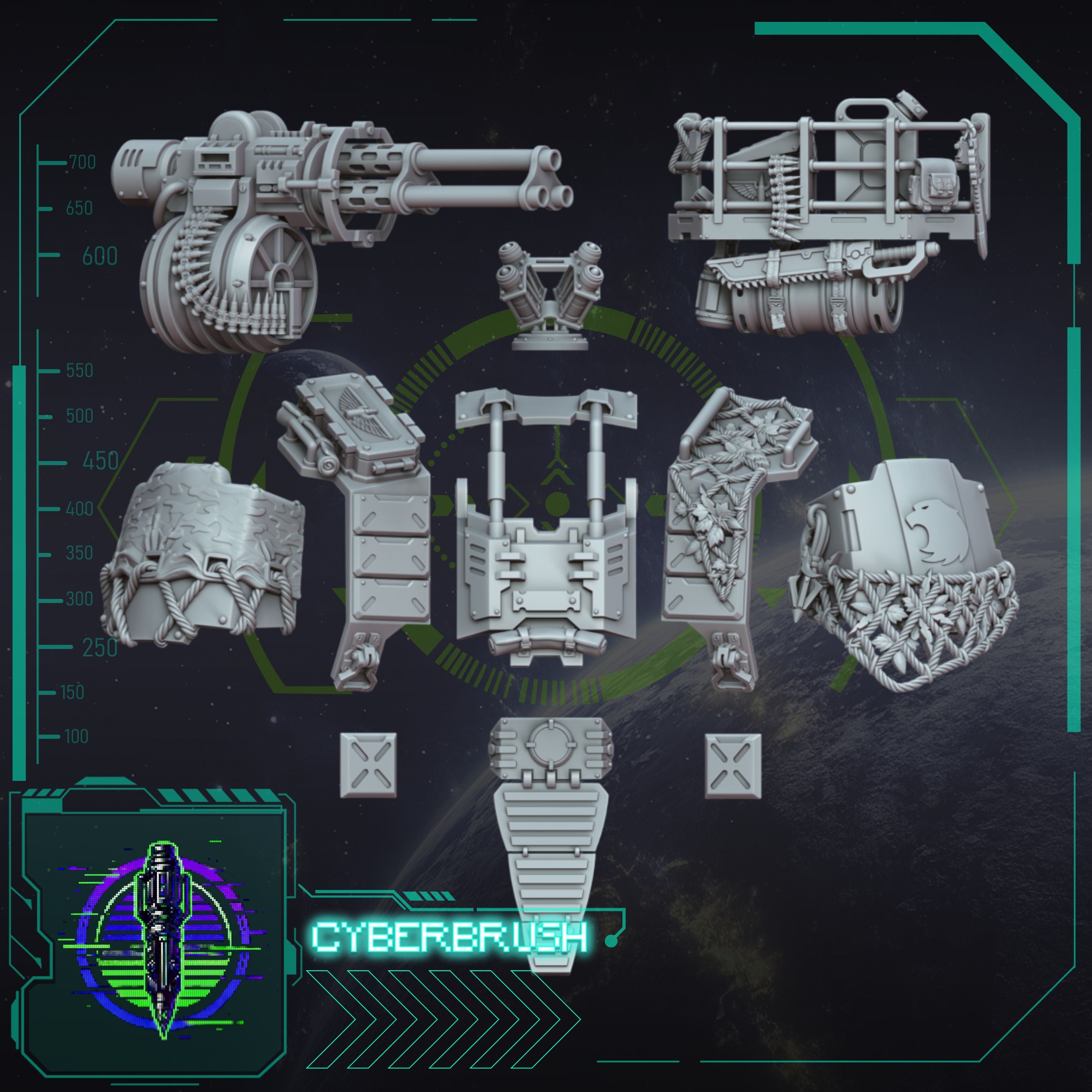 Rapt'Ops Dread Kit - Cyberbrush3D - Miniatures by Only-Games.co