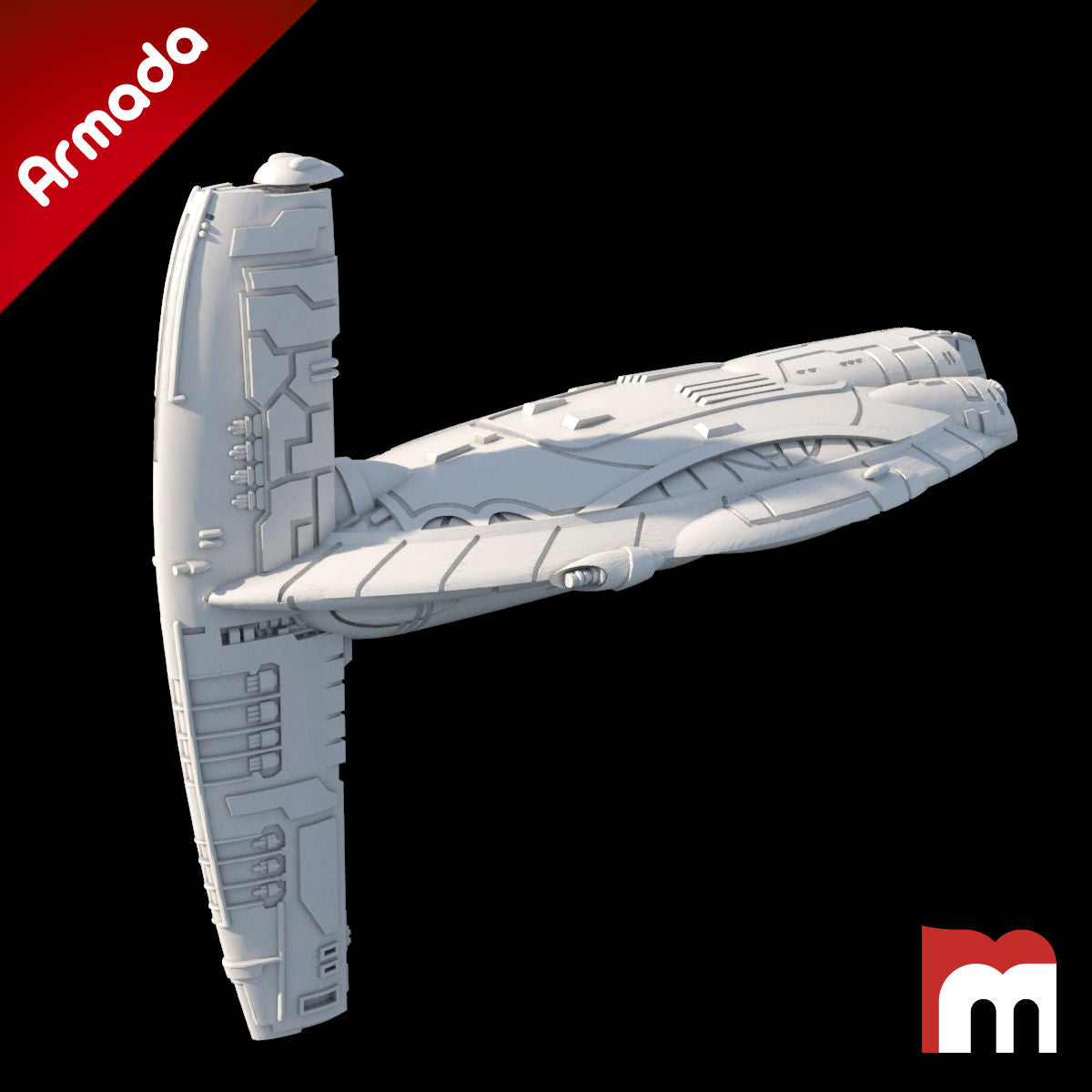 (Armada) MC140 Scythe Main Battle Cruiser - Mel Miniatures - Miniatures ...