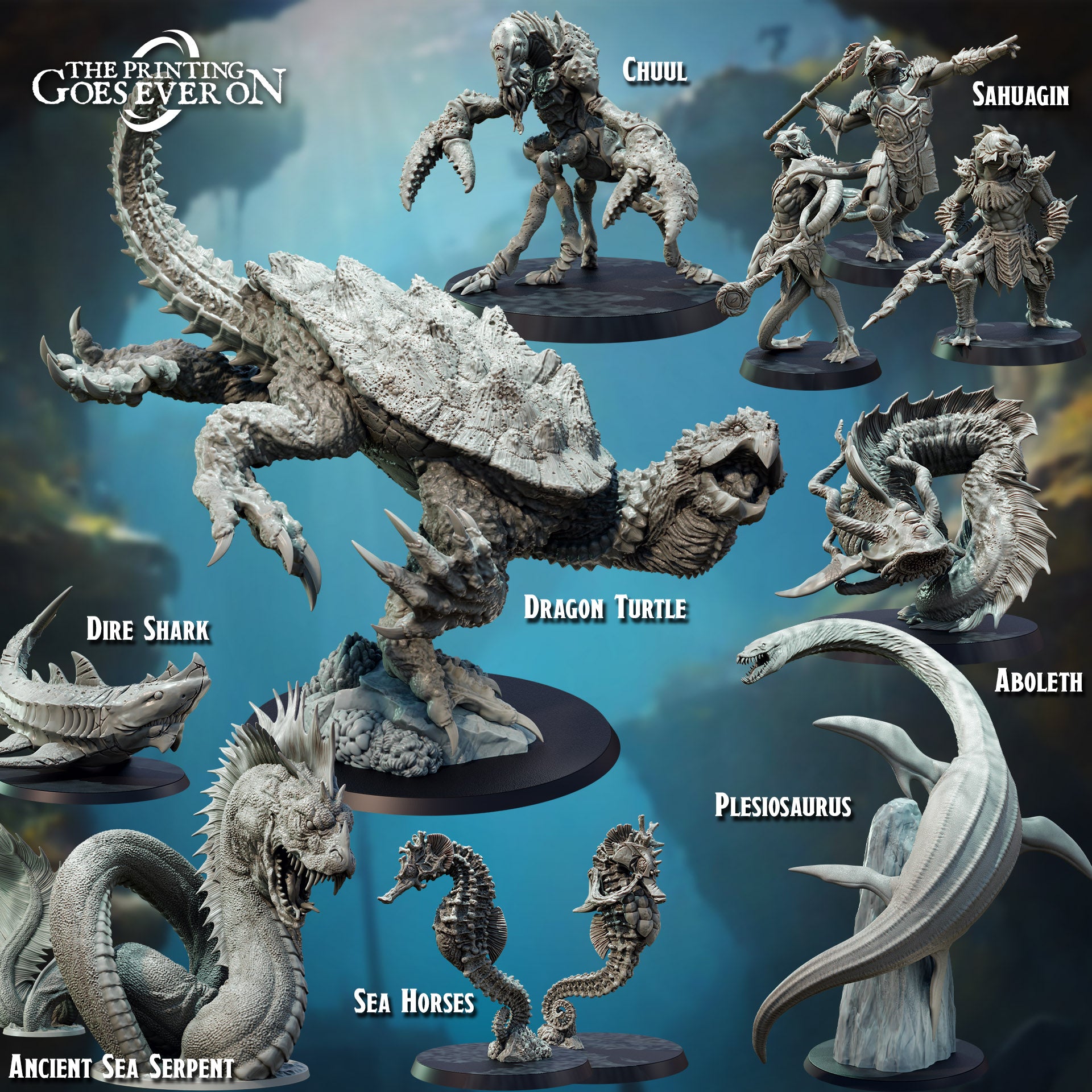 Tides of Terror - Creature Bundle - The Printing Goes Ever On ...