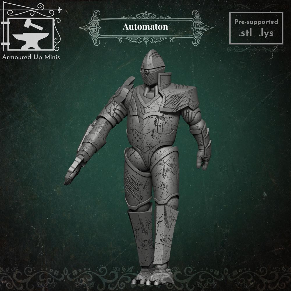 Automaton - Armoured Up Minisv - Miniatures by Only-Games.co