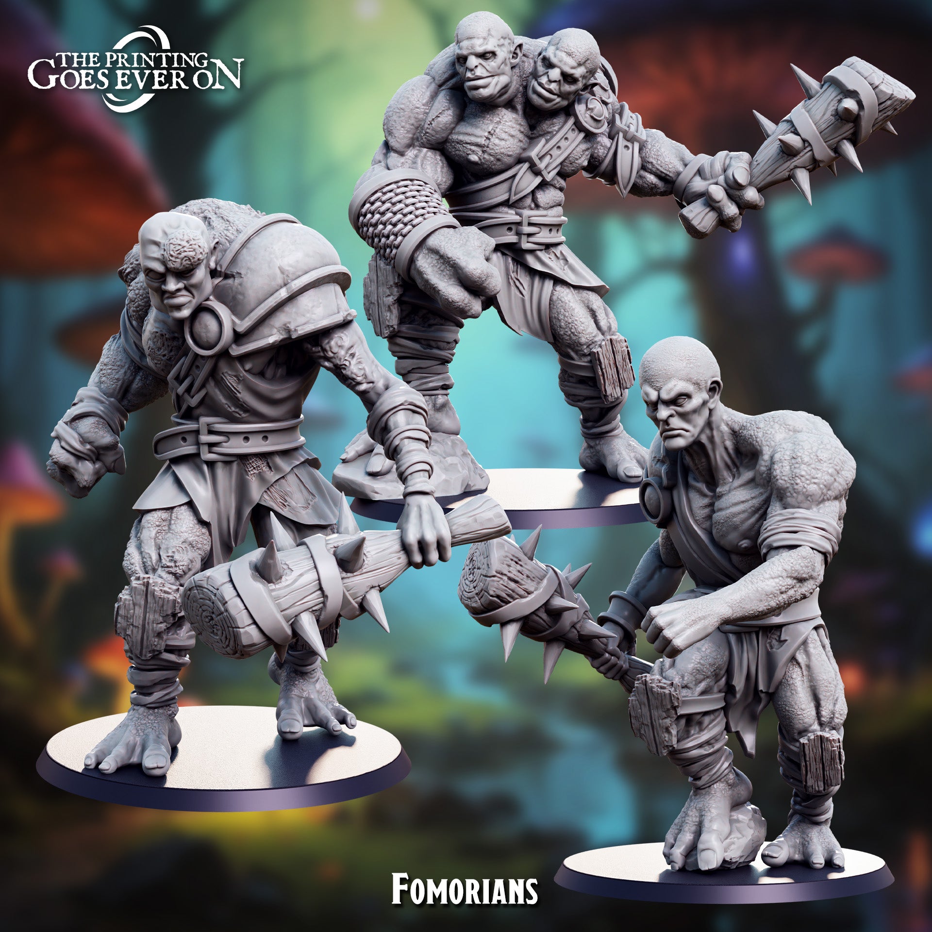 Fomorians - The Printing Goes Ever On - Miniatures by Only-Games.co