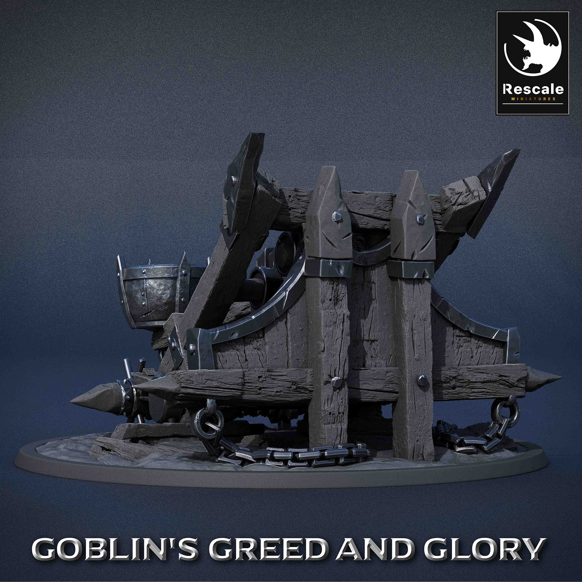 Goblin Catapult - Lord of the Print - Miniatures by Only-Games.co