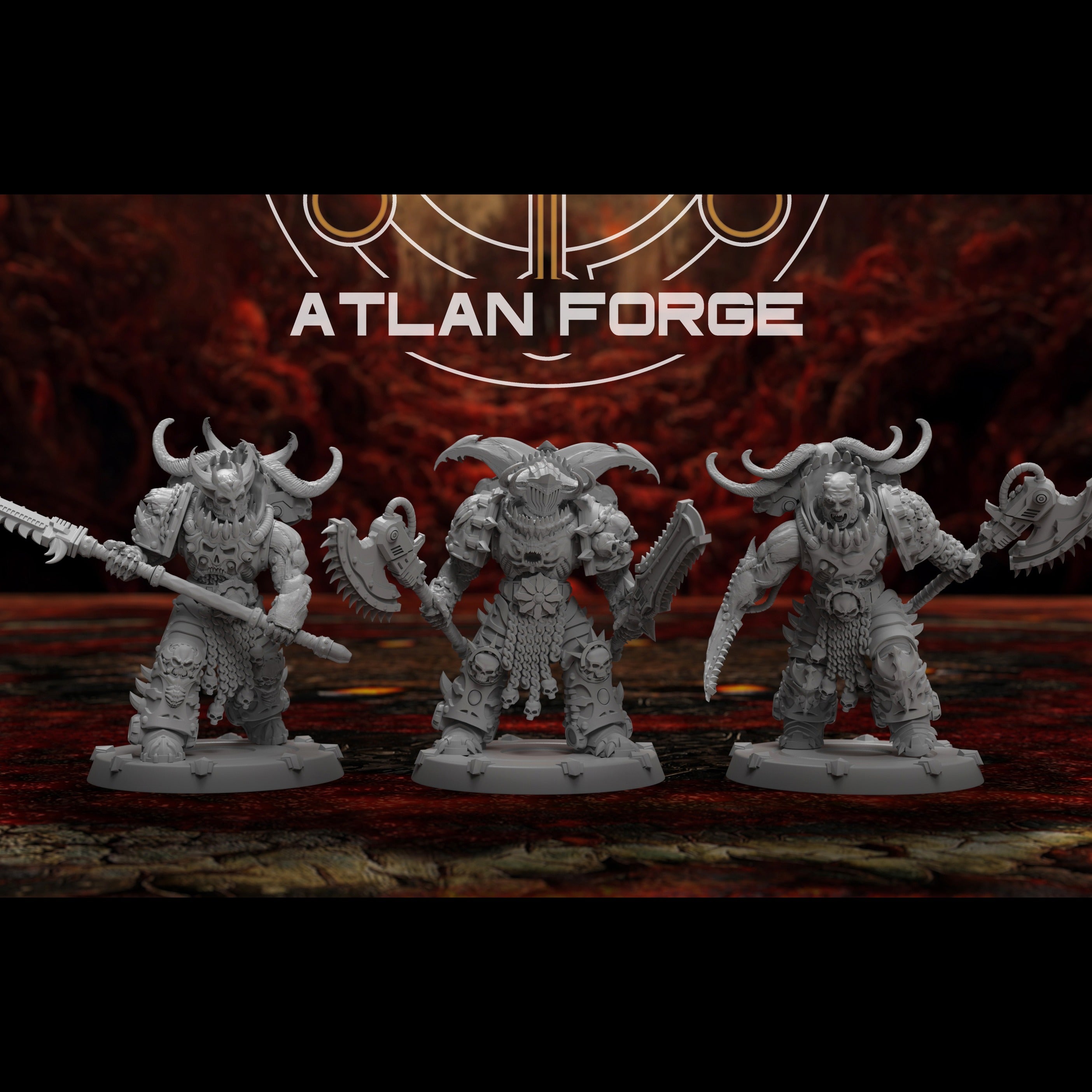 Champions of Hades - Atlan Forge - Miniatures by Only-Games.co