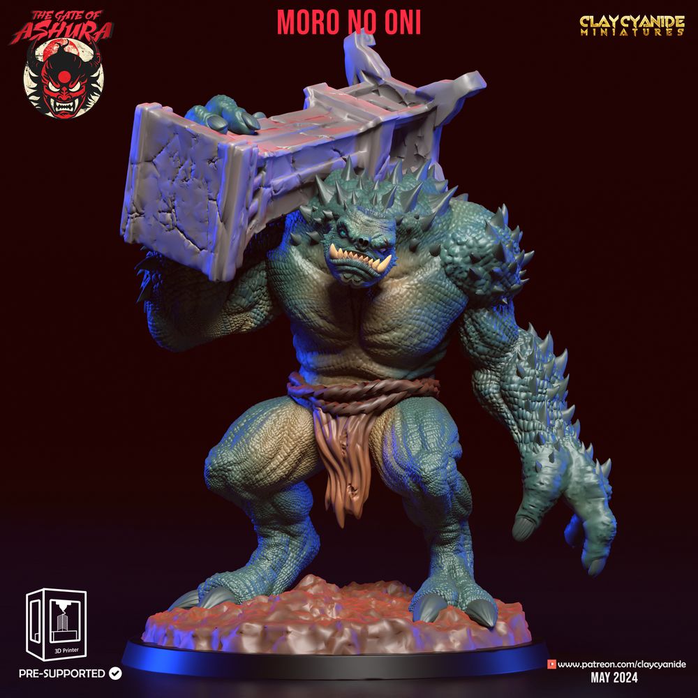 Moro no Oni 4 - Clay Cyanide Miniatures - Miniatures by Only-Games.co