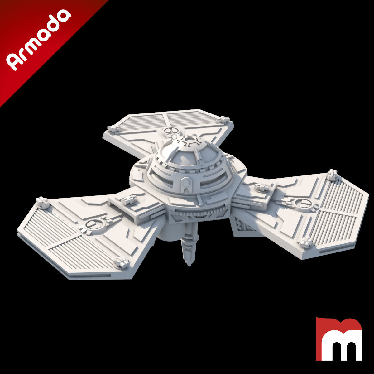 (Armada) XQ3 Platform - Mel Miniatures - Miniatures by Only-Games.co
