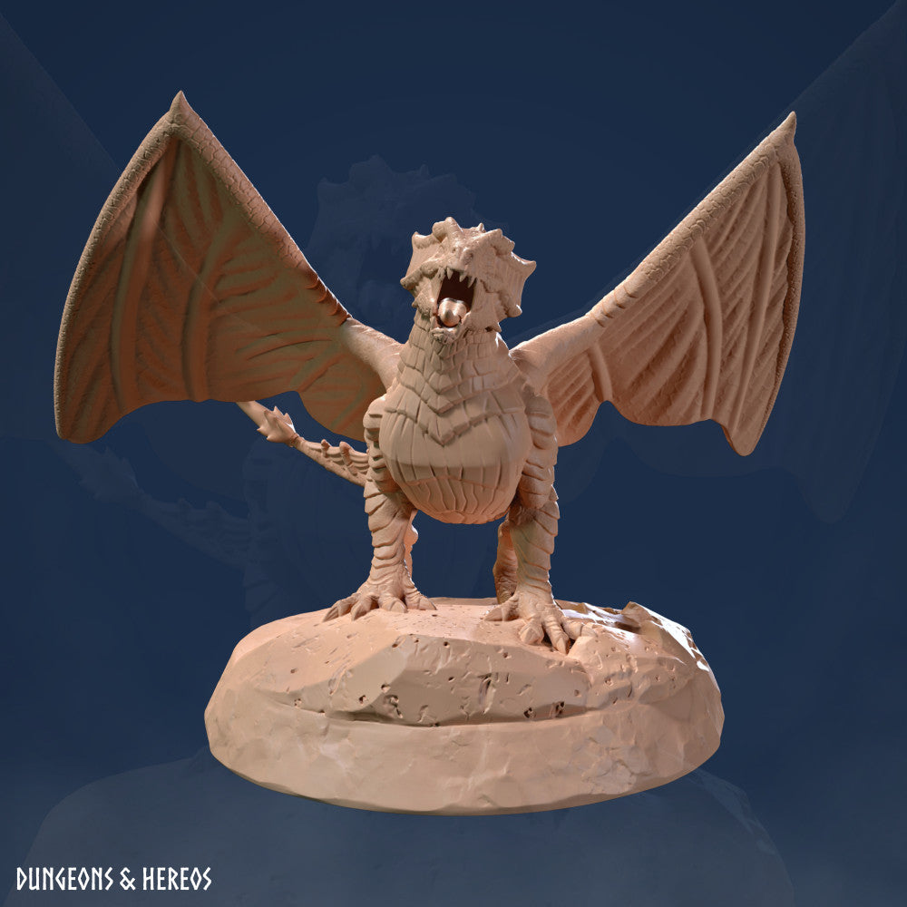 Dragon - Faerie Dragon - Dragon Miniature - Wyvern - A Bard's Tale ...