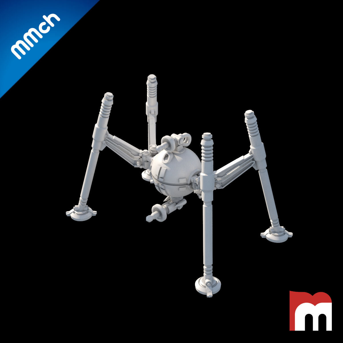 (MMch) OG-9 Homing Spider Droid - Mel Miniatures - Miniatures by Only ...