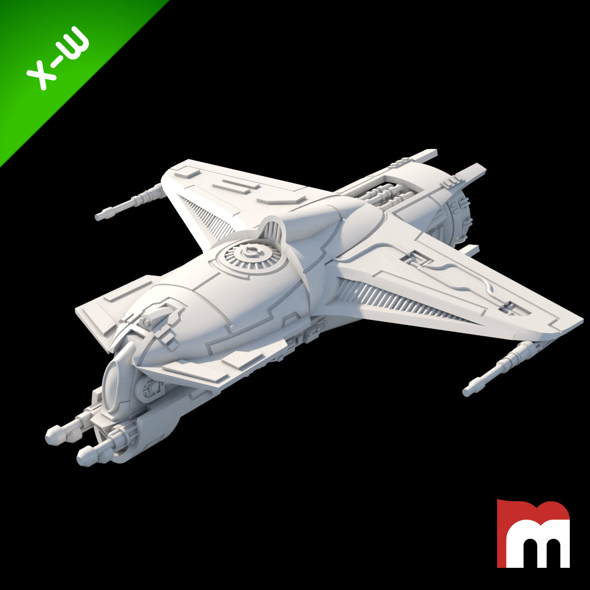 (XW) Kimogila Heavy Fighter v1 - Mel Miniatures - Miniatures by Only ...