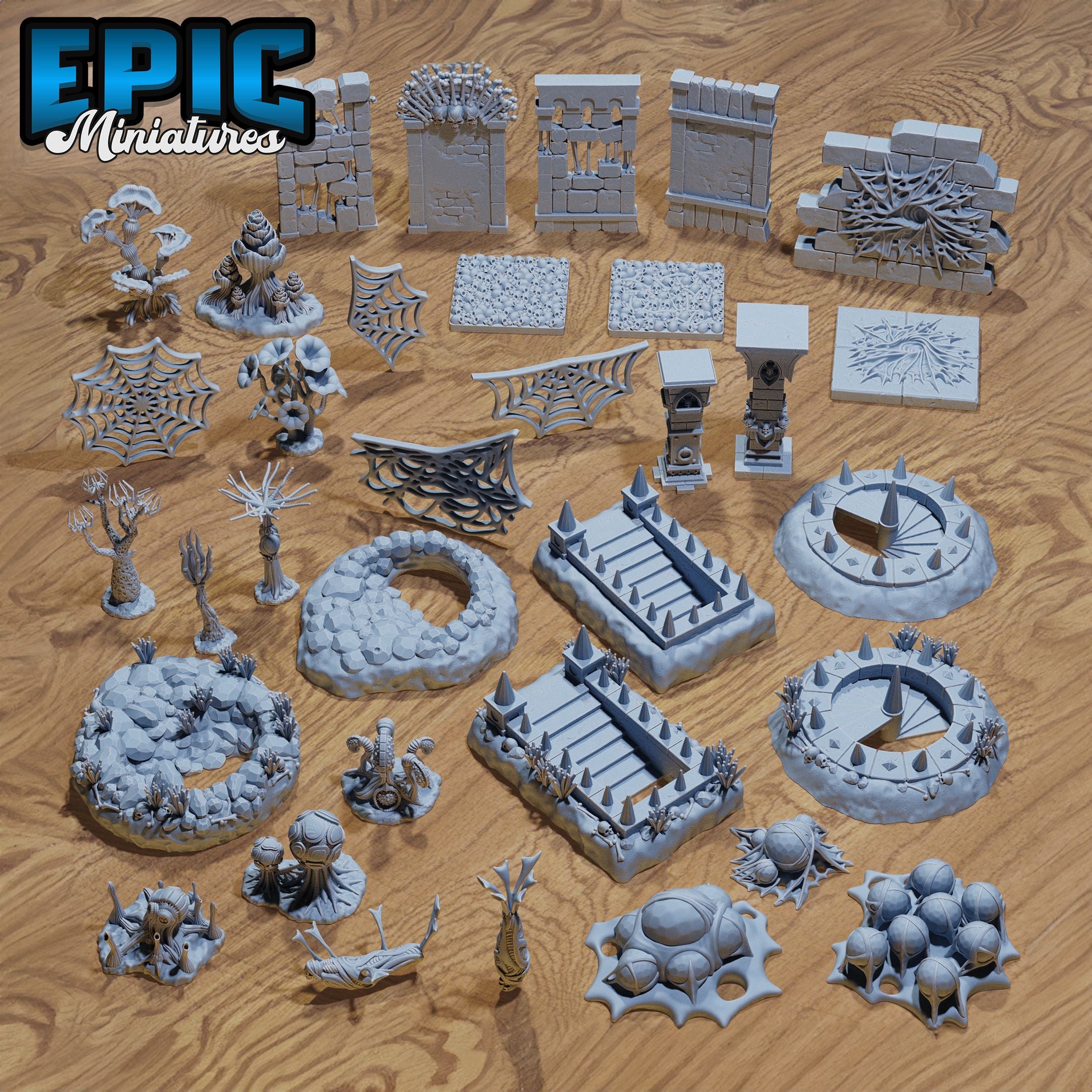 Underdark Scatter Set - Epic Miniatures - Miniatures by Only-Games.co