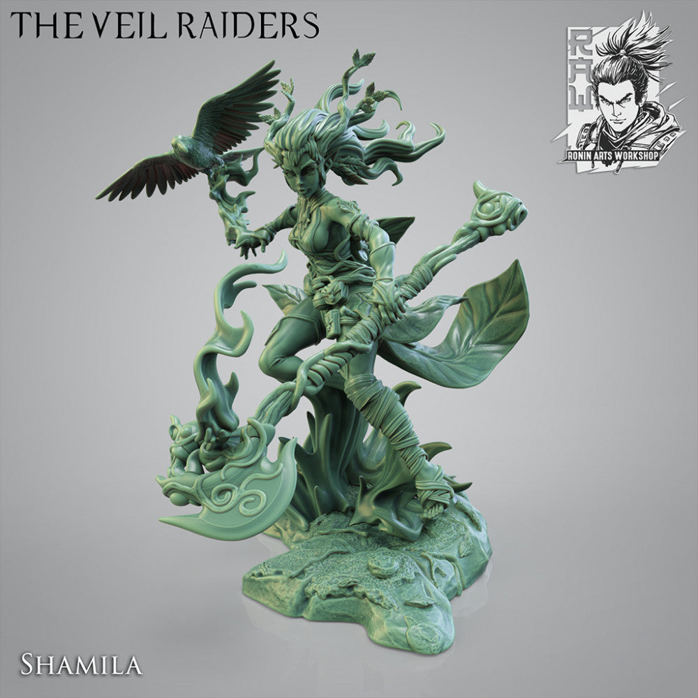 Shamila - Forest Elf Druid - Ronin Arts Workshop - Miniatures by Only ...