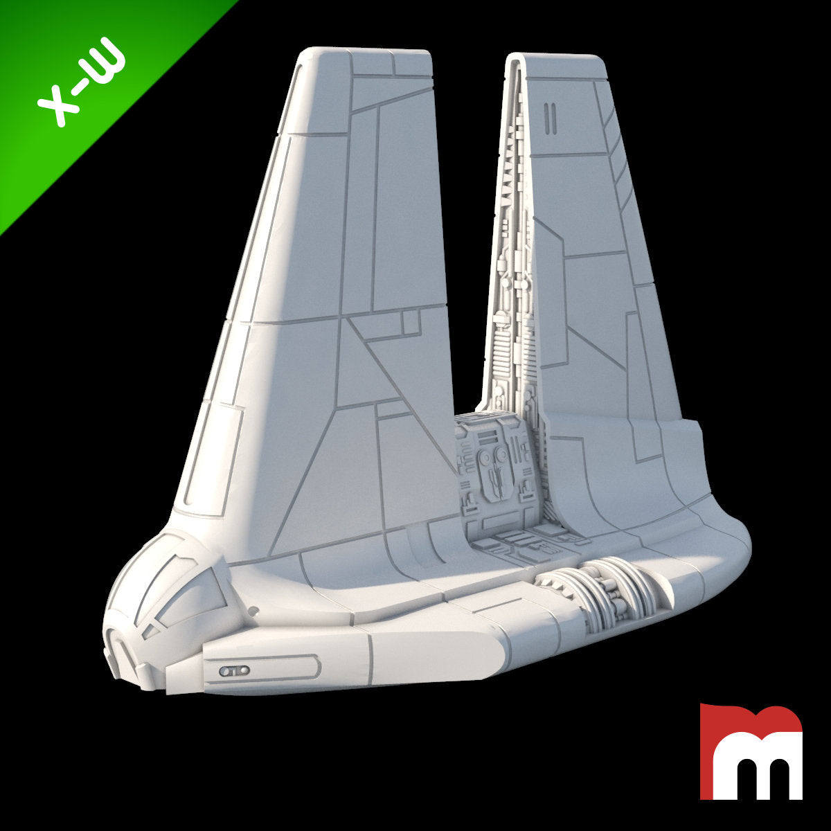 (XW) Maxillipede Shuttle - Mel Miniatures - Miniatures by Only-Games.co
