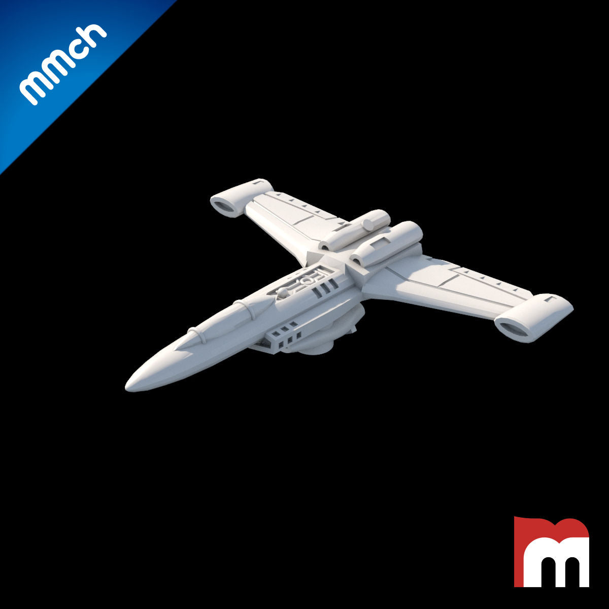 (MMch) Planetary Fighter - Mel Miniatures - Miniatures by Only-Games.co