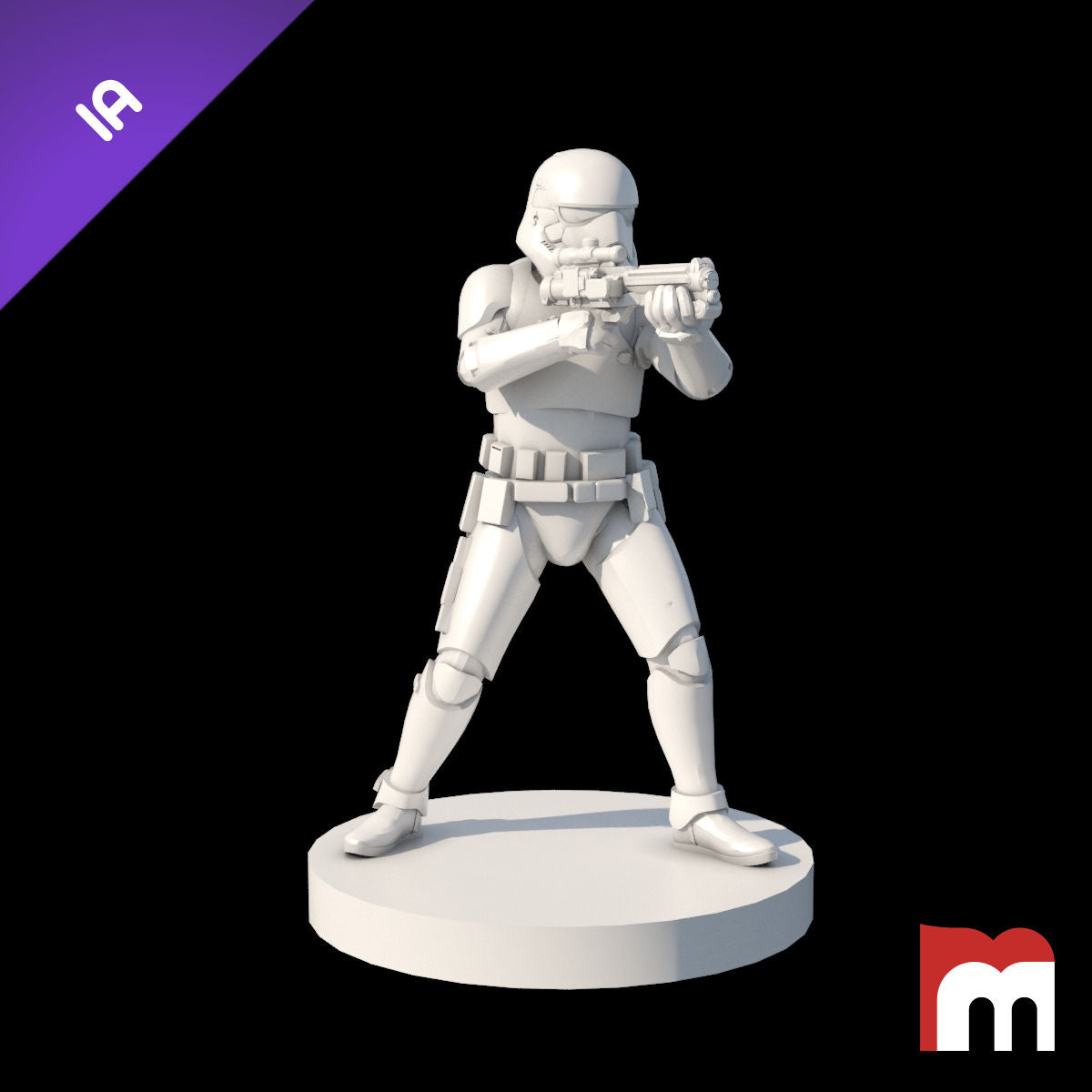 (IA) First Order Stormtrooper I - Mel Miniatures - Miniatures by Only ...