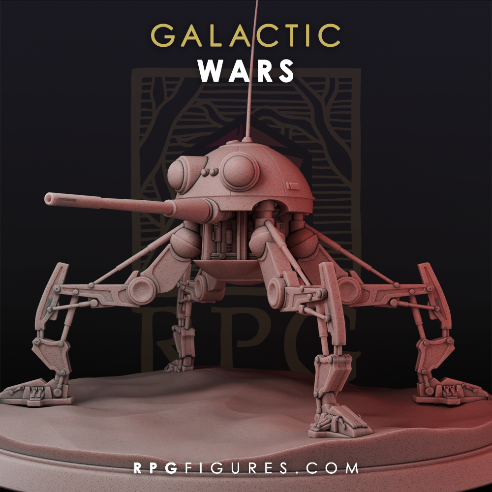 Galactic Wars | Dwarf Spider Droid - RPG Figures - Miniatures by Only ...