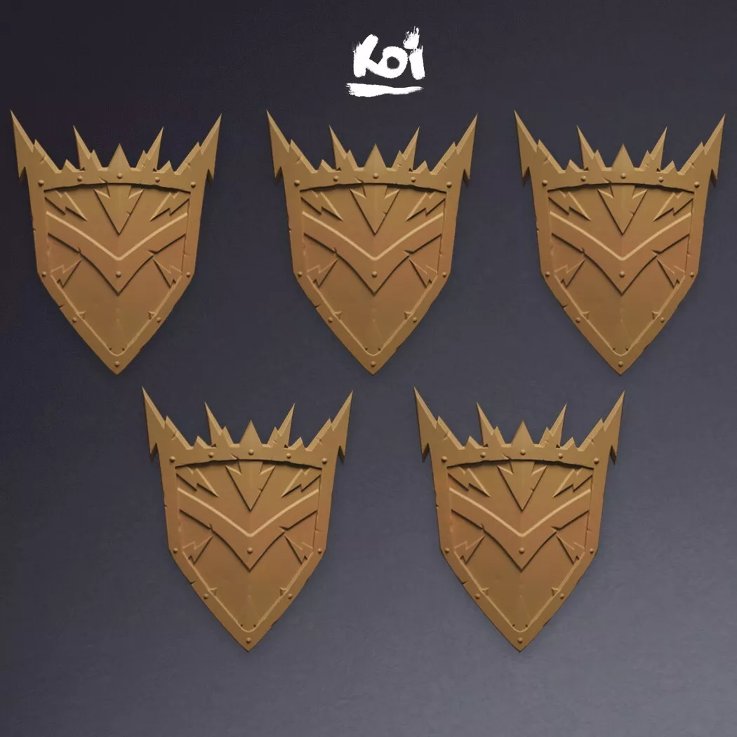 Heralds of the Storm - Miniature Shields - DennyKoi - Miniatures by ...