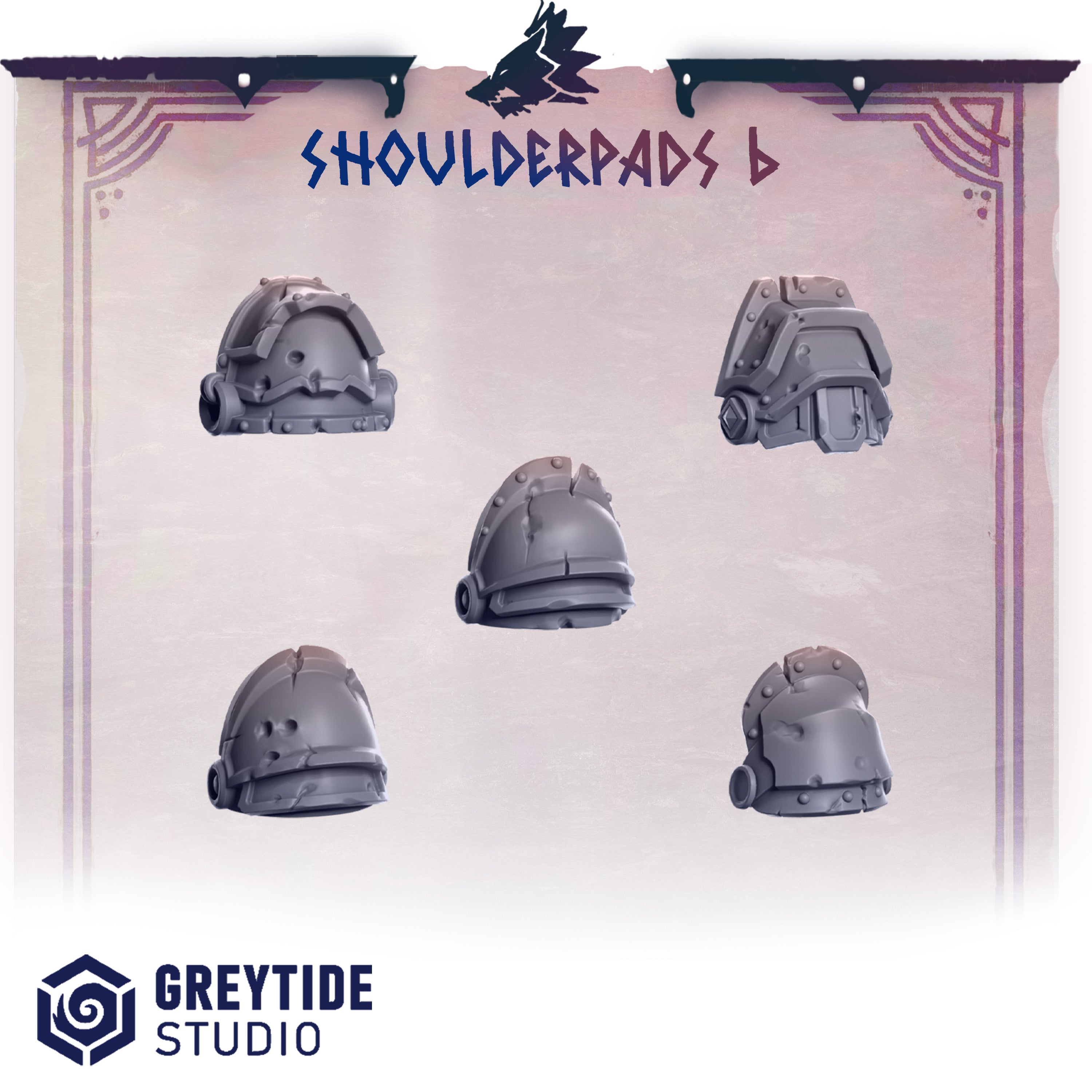 Shoulder pads 6 PH - Greytide Studio - Miniatures by Only-Games.co