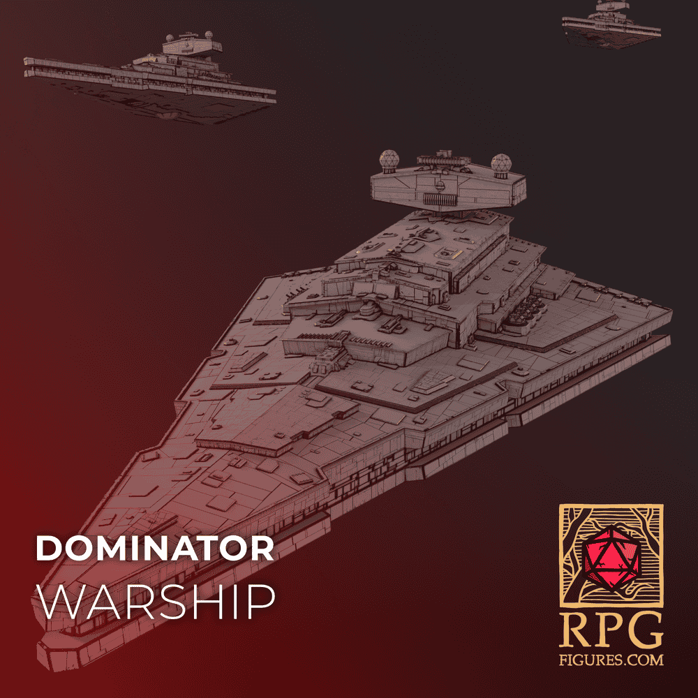 Galactic Wars | Dominator Warship - RPG Figures - Miniatures by Only ...
