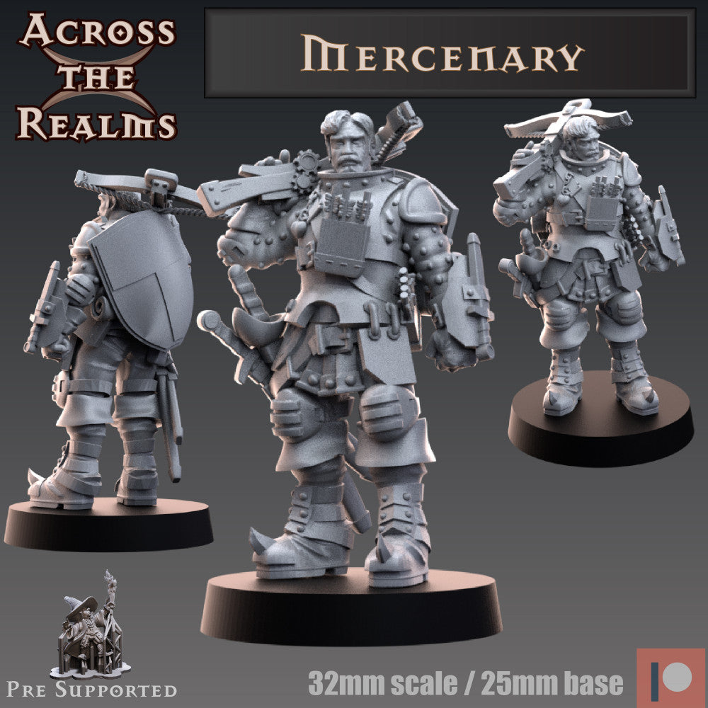 Mercenary - Across the Realms - Miniatures by Only-Games.co