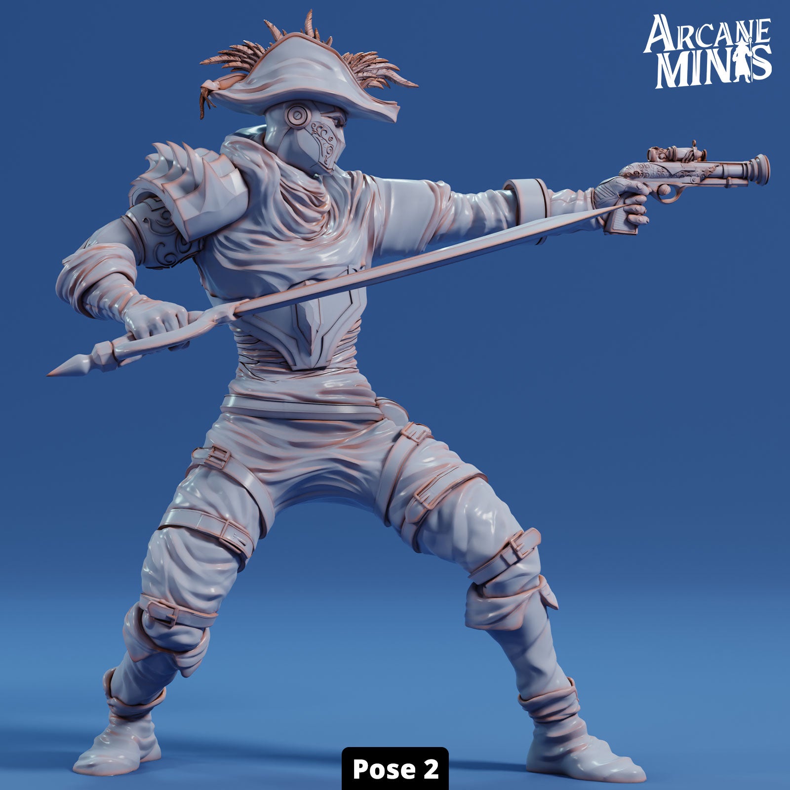 Shardforged Captain - Arcane Minis - Miniatures by Only-Games.co