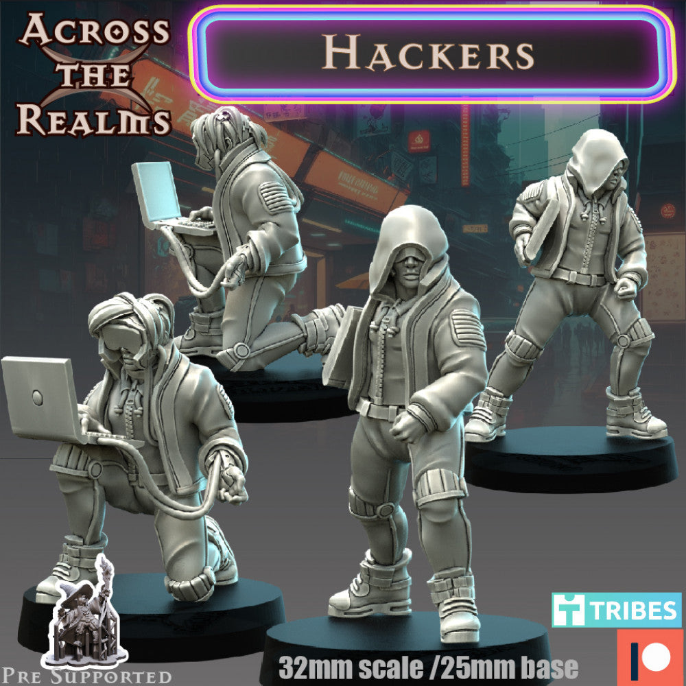 Hackers - Across the Realms - Miniatures by Only-Games.co
