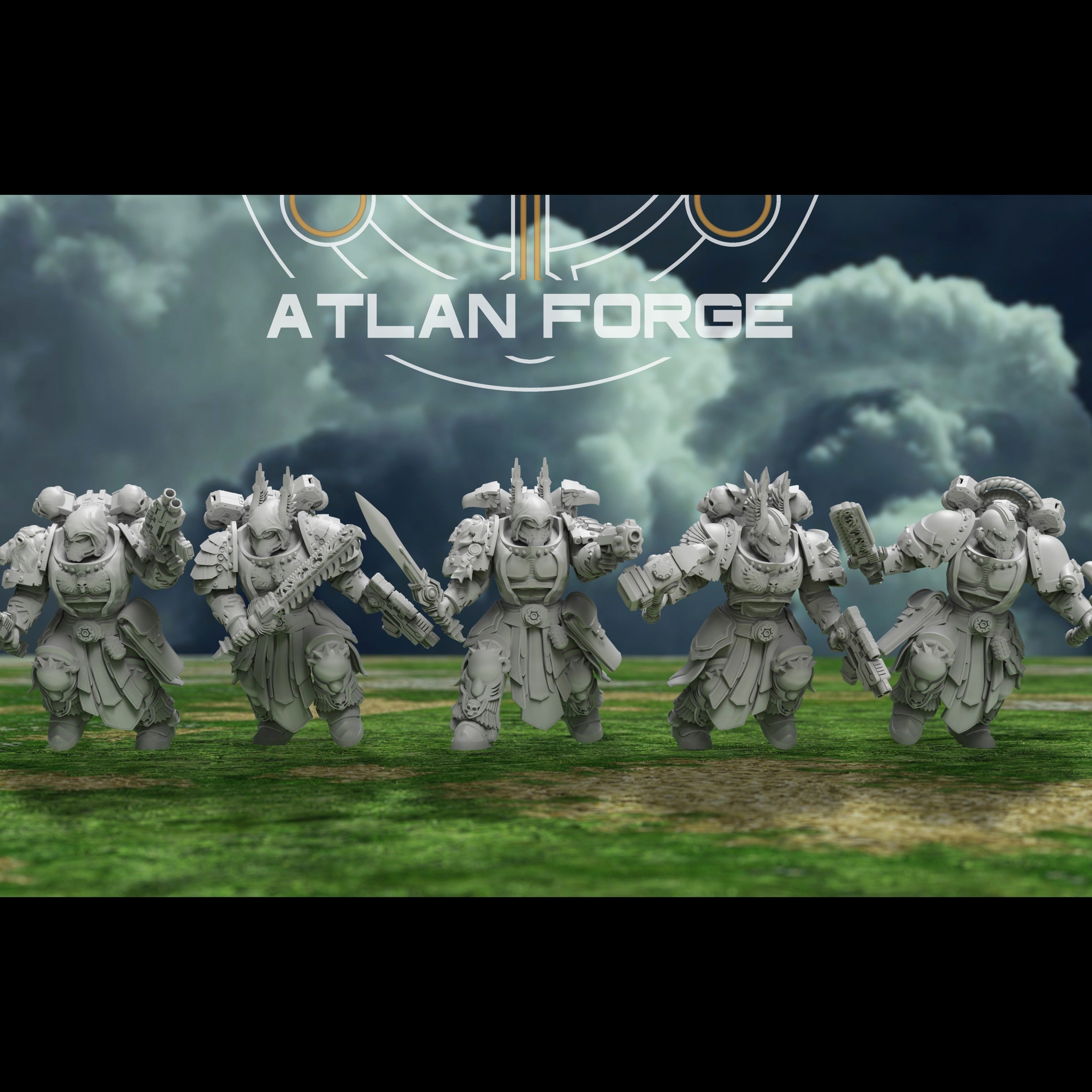 Angelic Knights Malakim - Atlan Forge - Miniatures by Only-Games.co