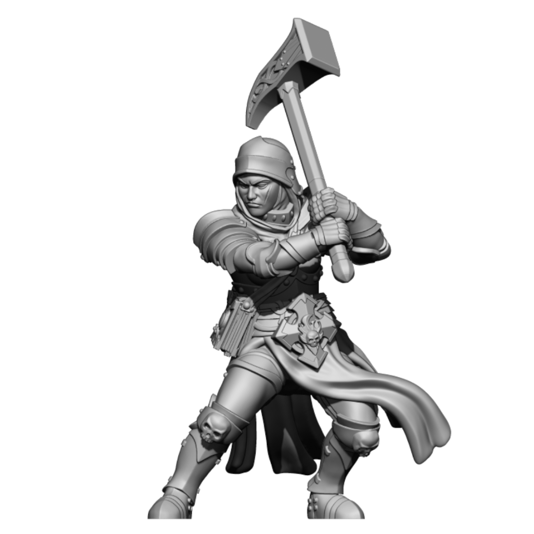 AX049 - Custodian Sister Superior - Heresy Lab - Miniatures by Only ...