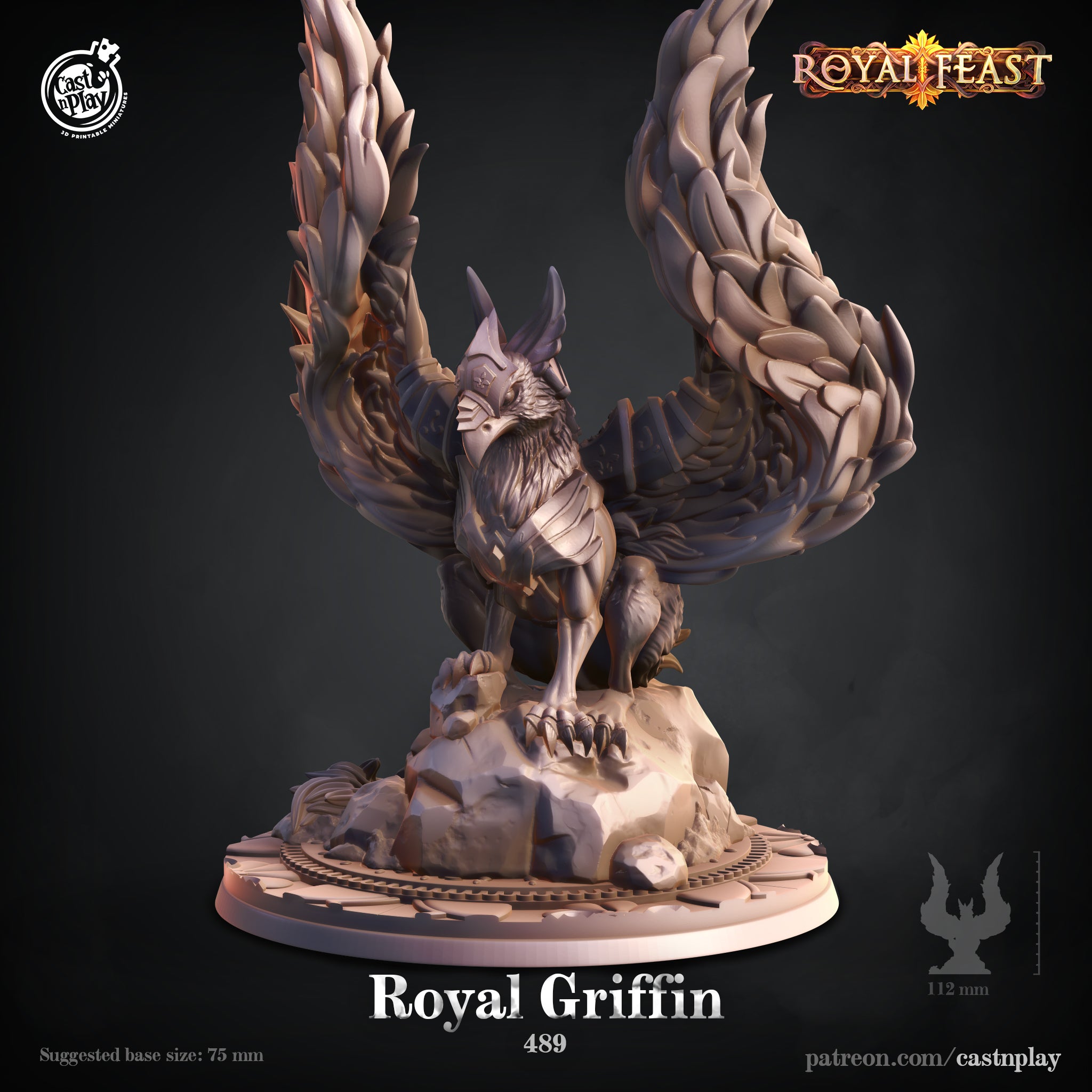 Royal Griffin - Cast n Play - Miniatures by Only-Games.co