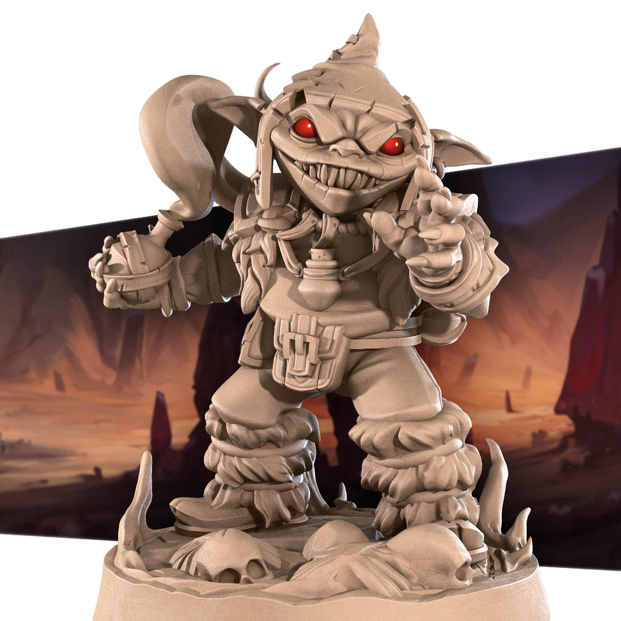 Goblin Alchemist - Bite The Bullet Studio - Miniatures by Only-Games.co