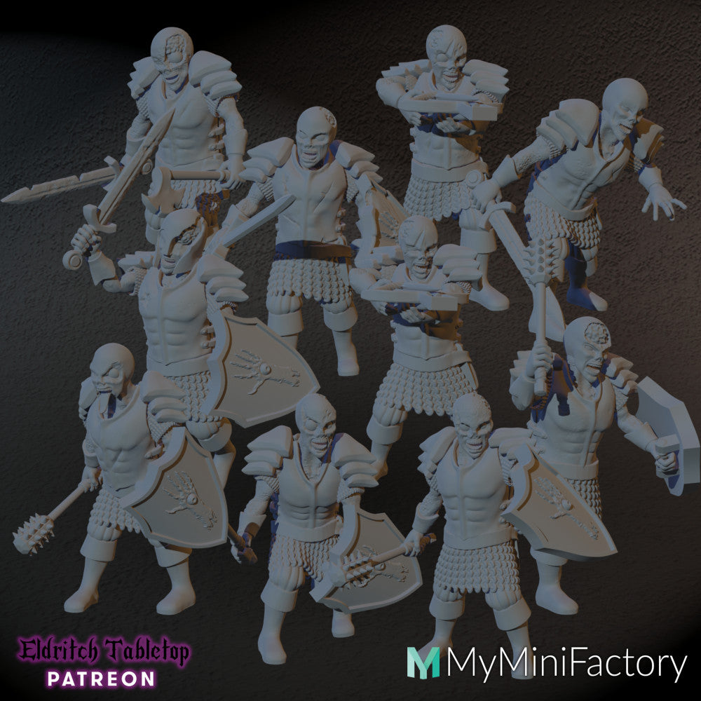 Undead Soldiers - Eldritch Table Top - Miniatures by Only-Games.co