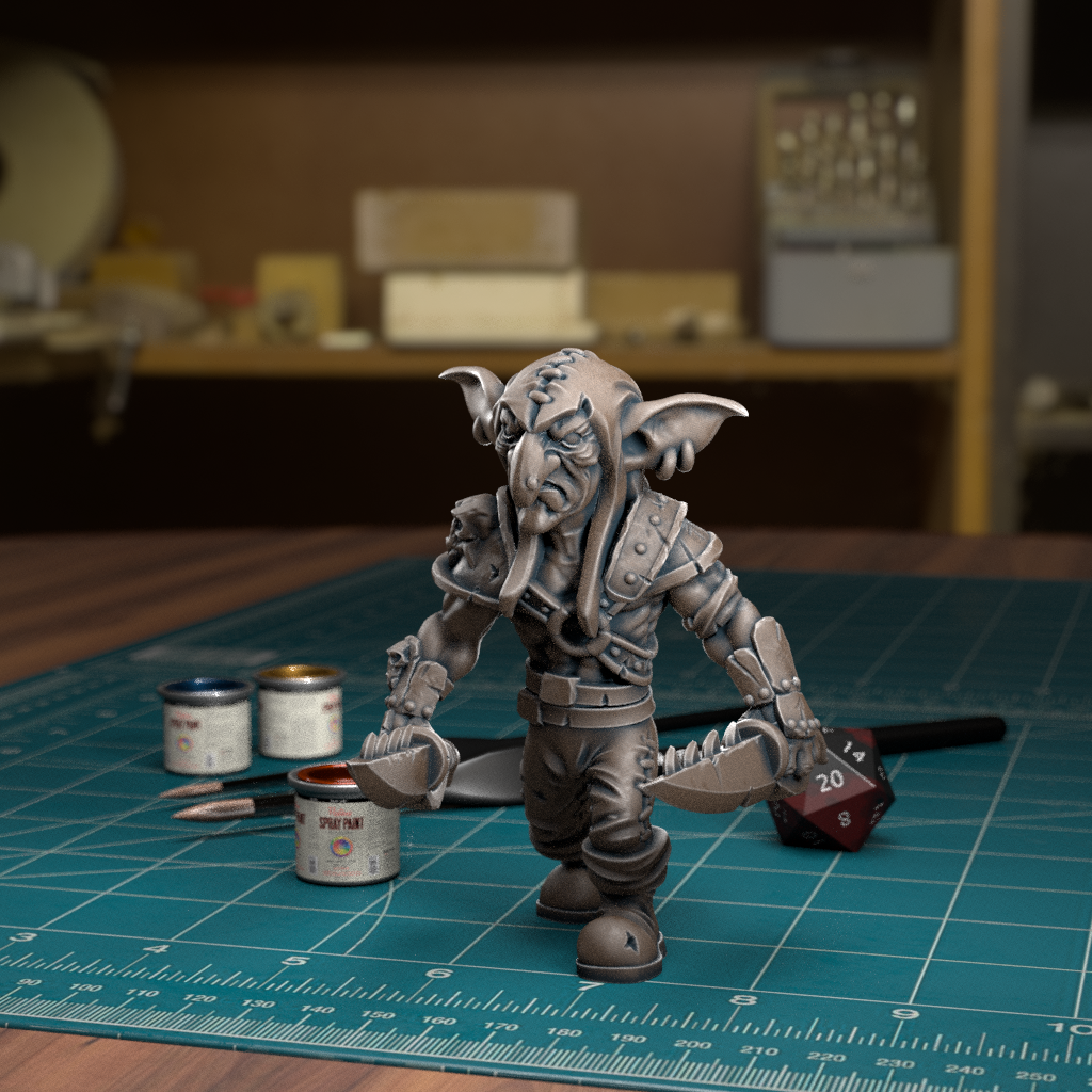 Goblin Raider Double Dagger - TytanTroll Miniatures - DnD - Fantasy ...
